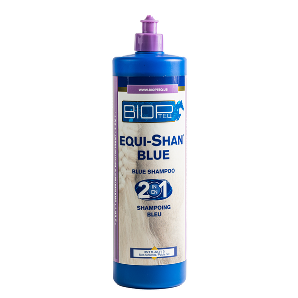 EQUI-SHAN BLUE© Shampoo FOR USA MARKET ONLY – BIOPTEQ